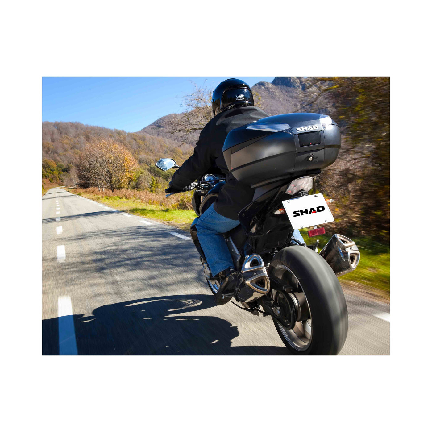 SHAD SH48 Top Case Dark Grey: Holds 2 Helmets| SHAD — SHAD USA