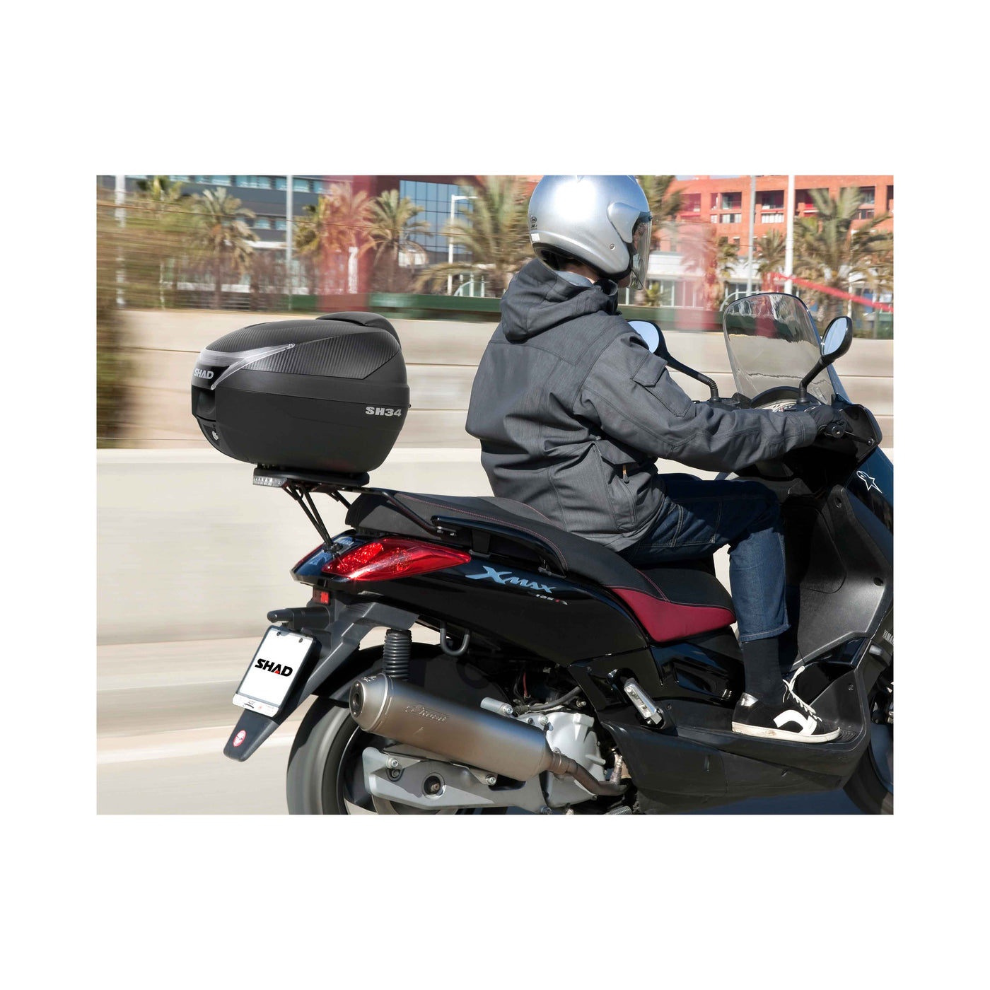 SHAD SH34 Top Case: Secure & Compact Motorcycle Storage | SHAD — SHAD USA