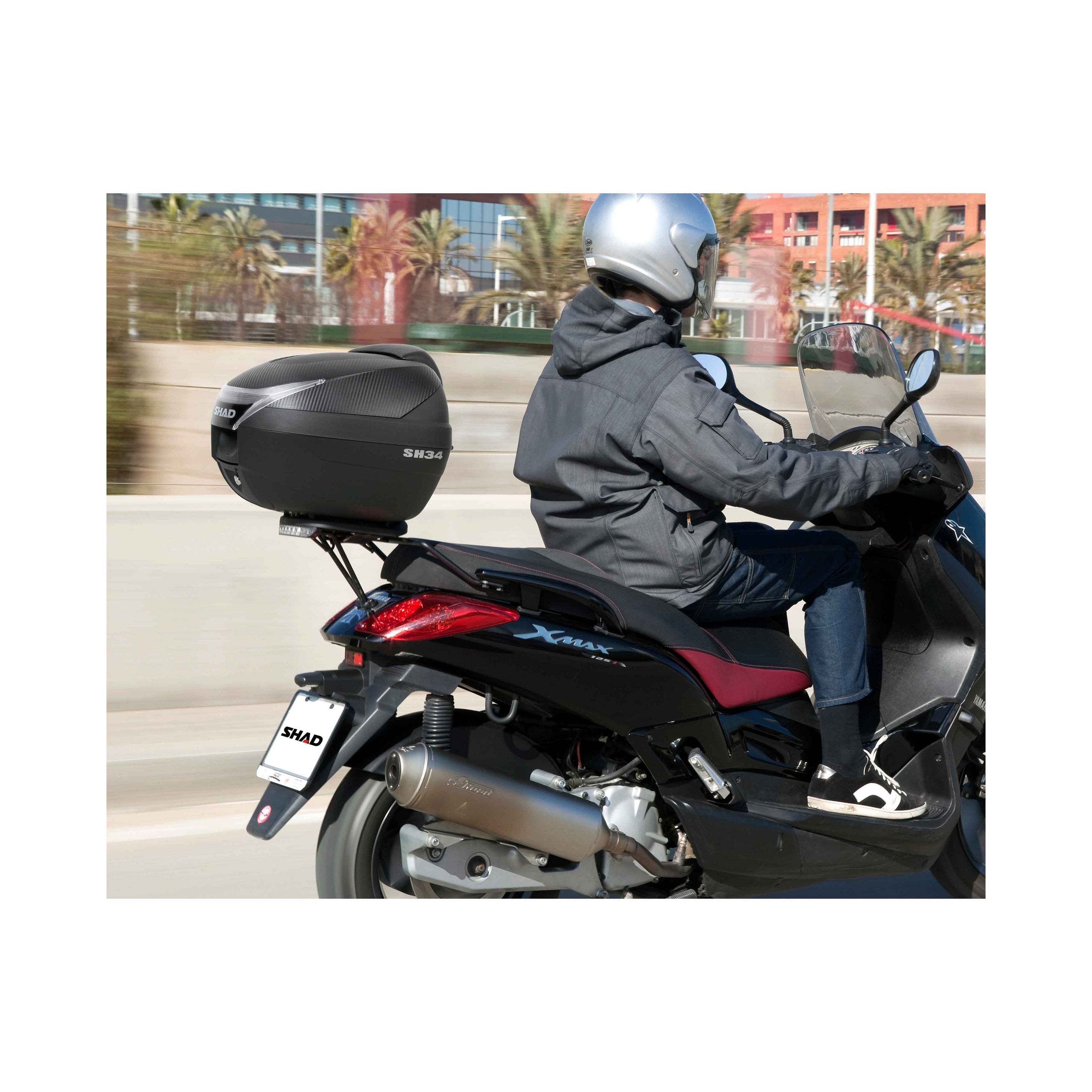 SHAD SH34 Top Case: Secure & Compact Motorcycle Storage | SHAD — SHAD USA