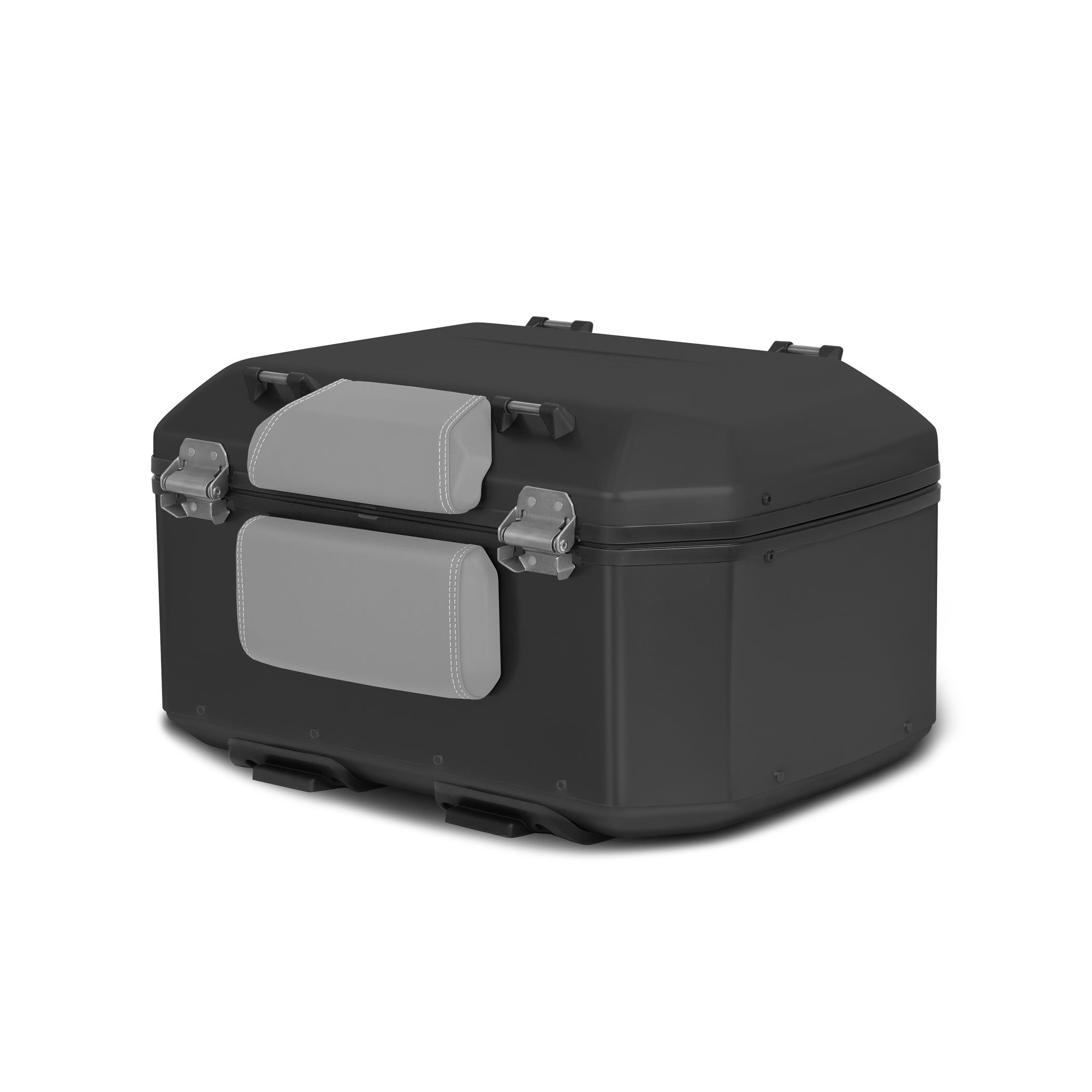 SHAD TERRA TR55 BLACK Aluminum Top Case (2) Helmets | SHAD — SHAD USA