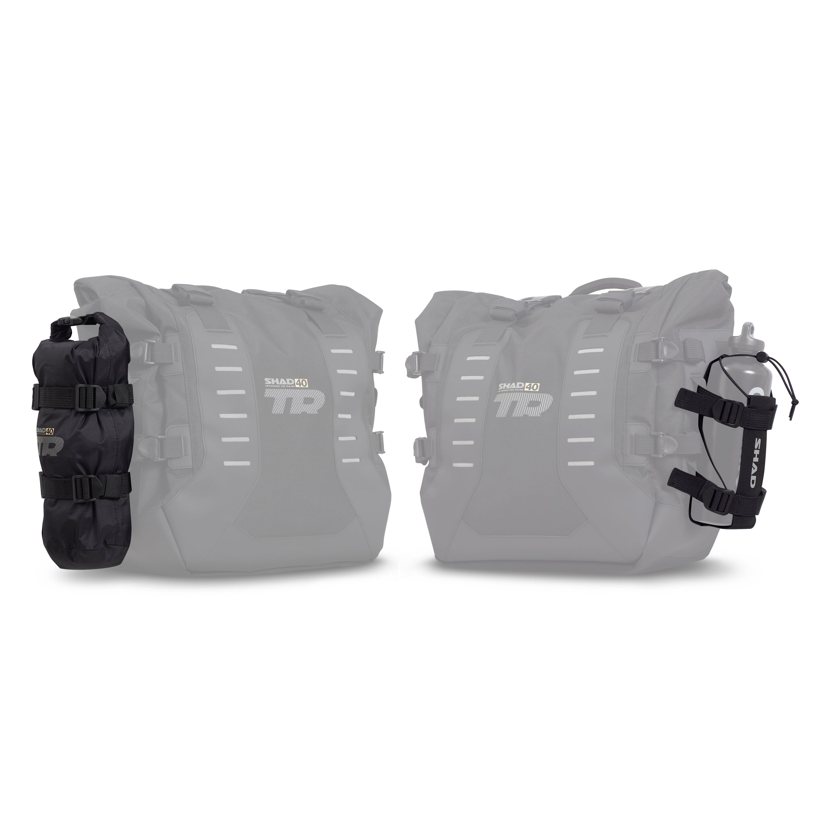 SHAD TR40 Terra Adventure Saddlebags - 32L Waterproof Soft Luggage ...