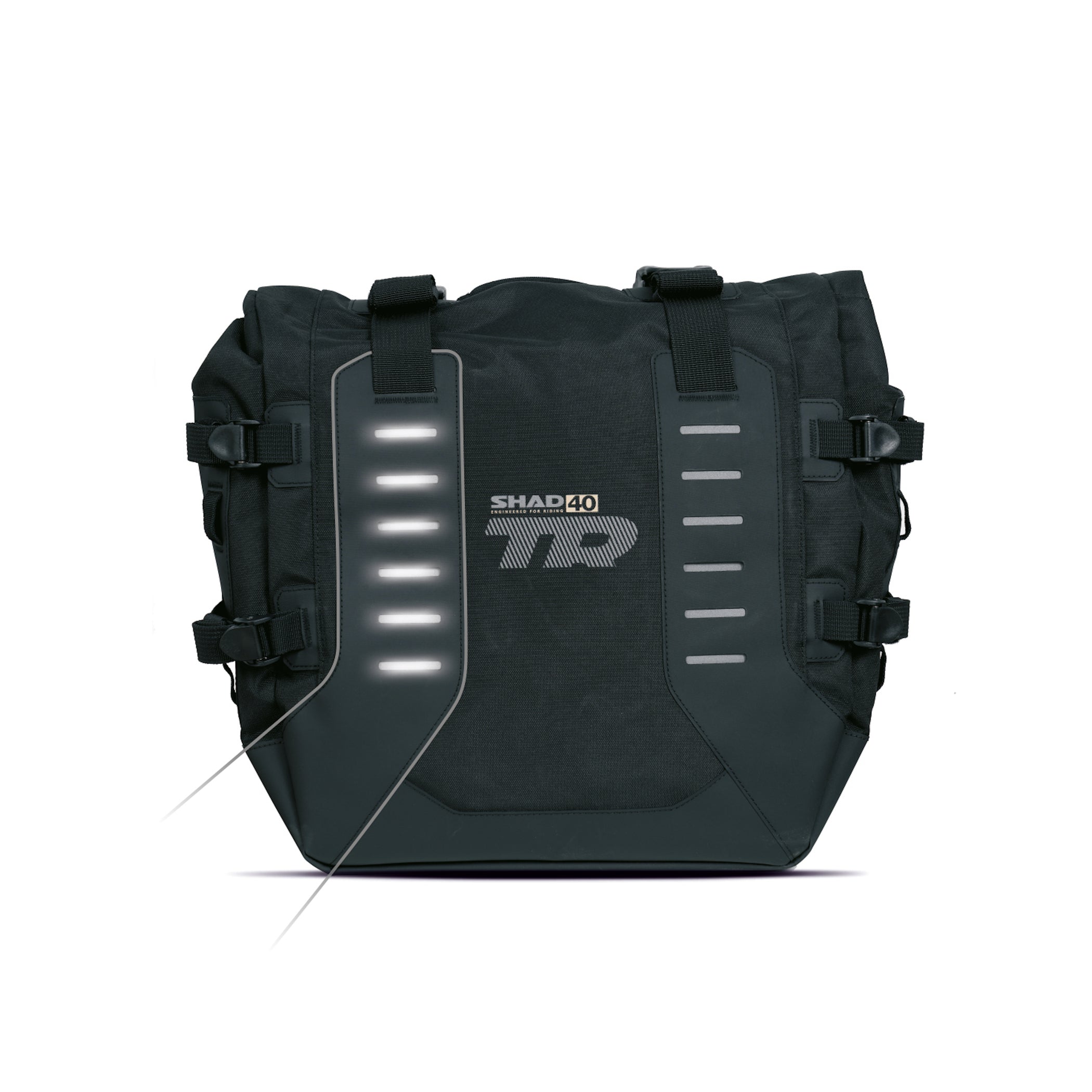 SHAD TR40 Terra Adventure Saddlebags - 32L Waterproof Soft Luggage ...