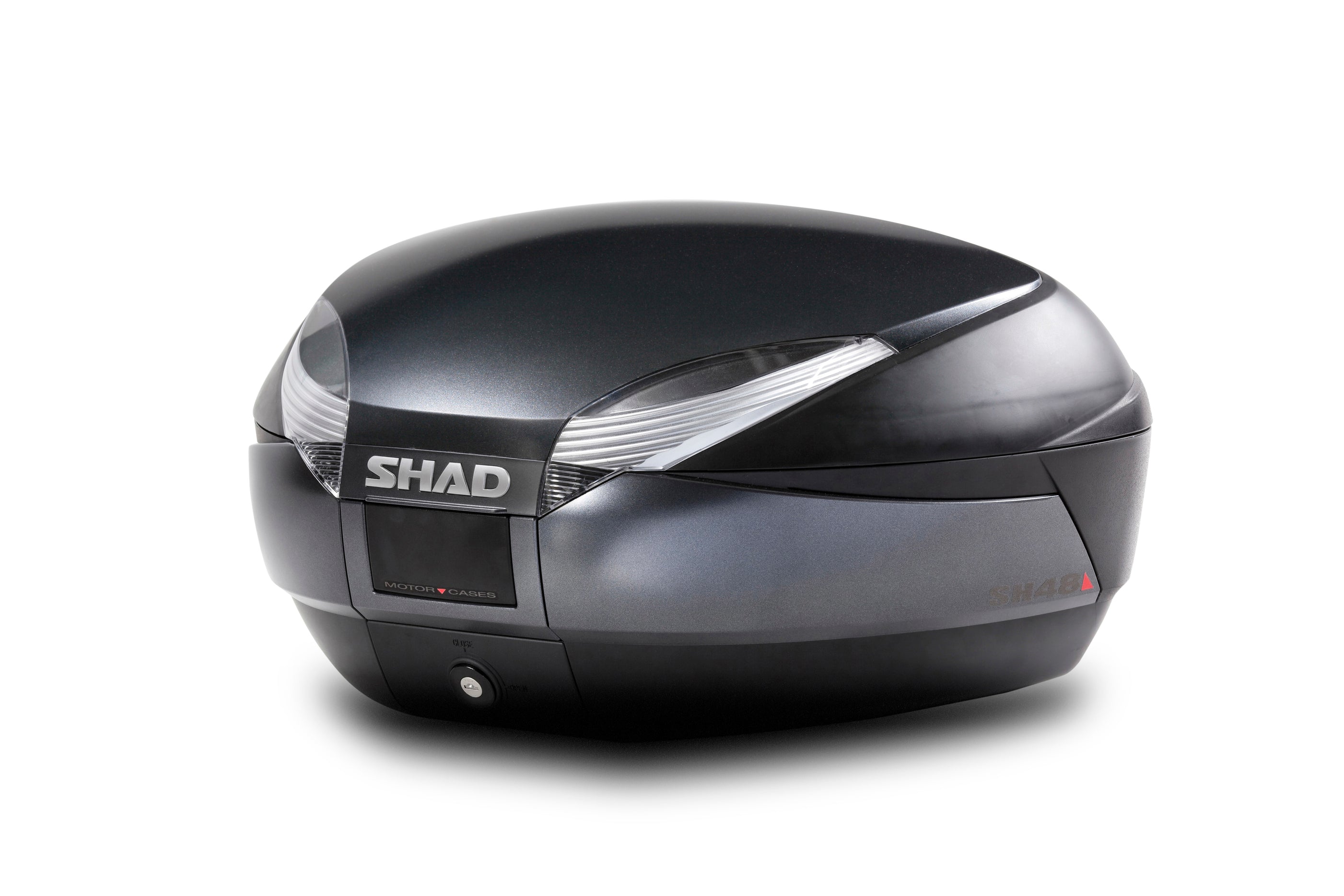 SH48 Top Case Silver: Secure Dual Helmet Storage | SHAD — SHAD USA